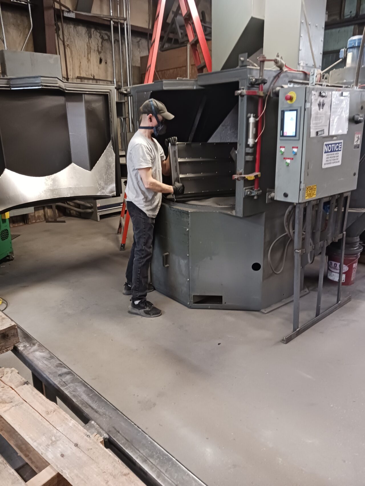 New Shot Blaster Machine Purchased - Kemlee Manufacturing Inc